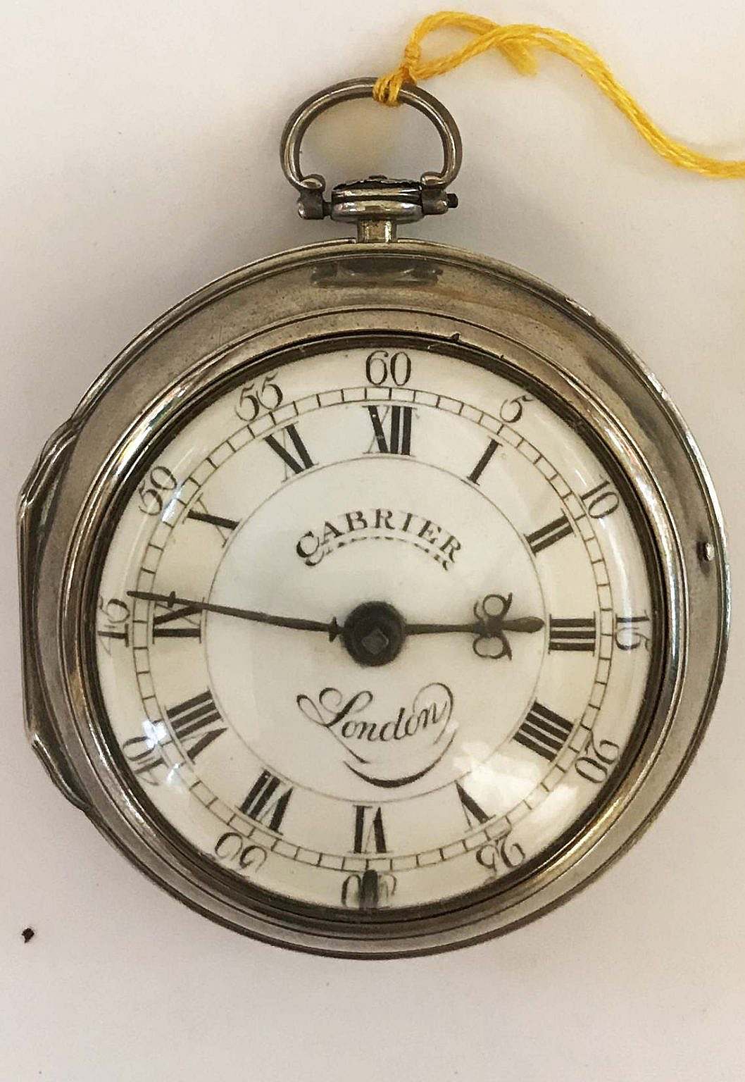 Reloj del maestro relojero CHARLES CABRIER, estilo catalino, realizado ...