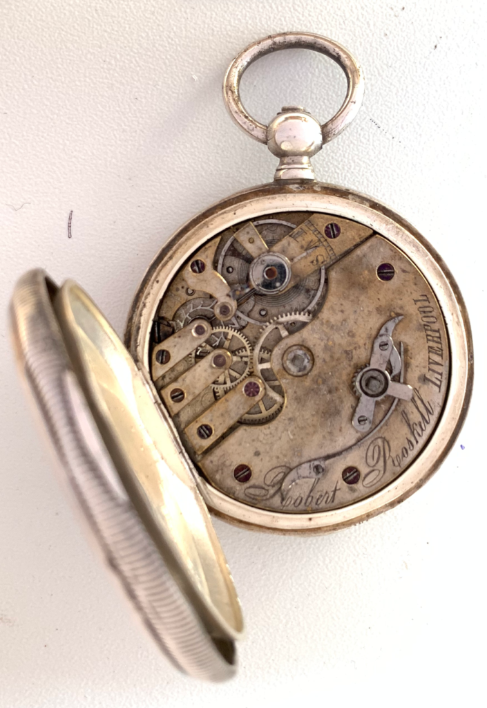 Reloj de la marca ROBERT ROSKELL en plata de ley y esfera bicolor ...