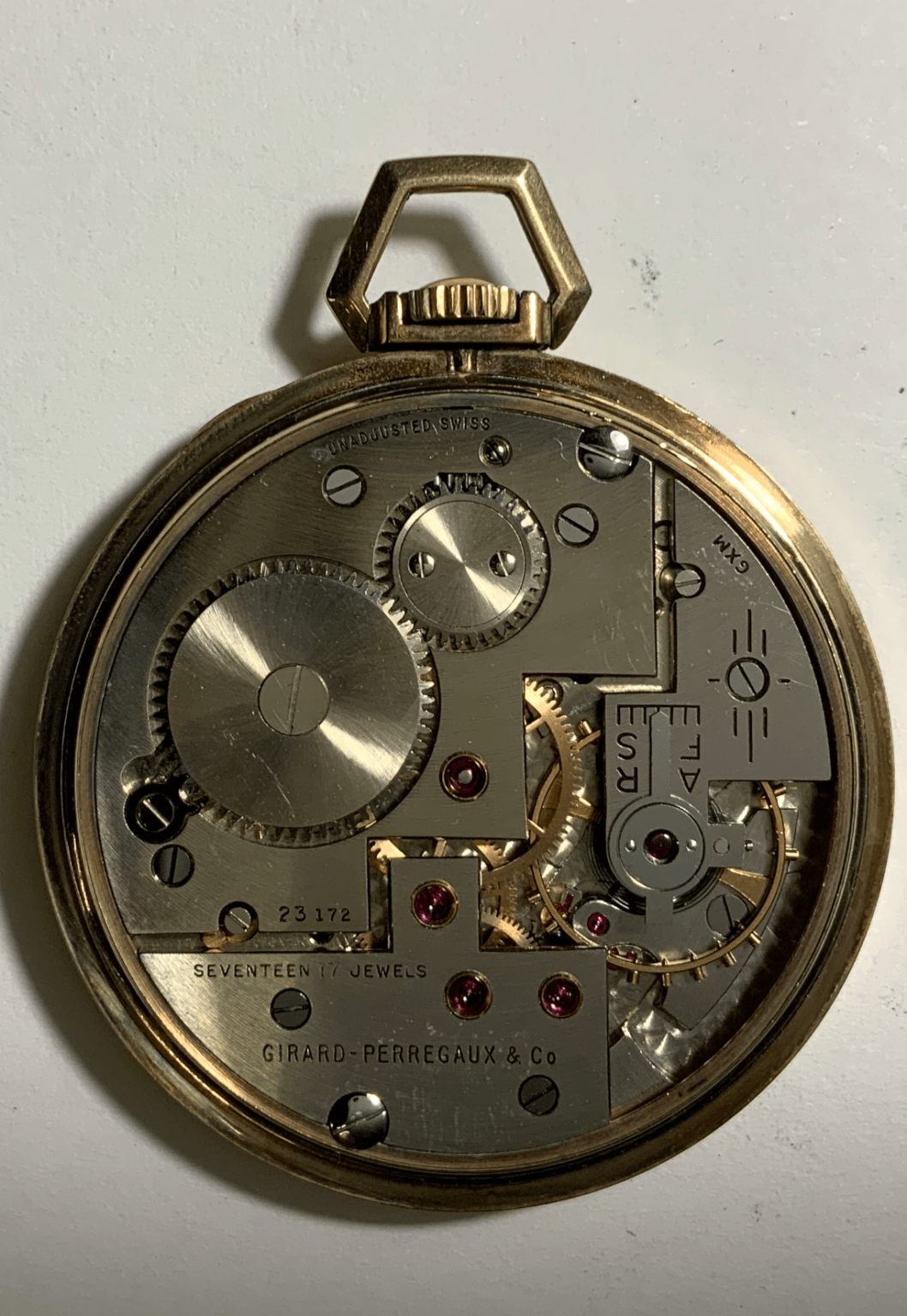 Reloj extraplano sobredorado en oro de 10Kl, de la marca relojera ...