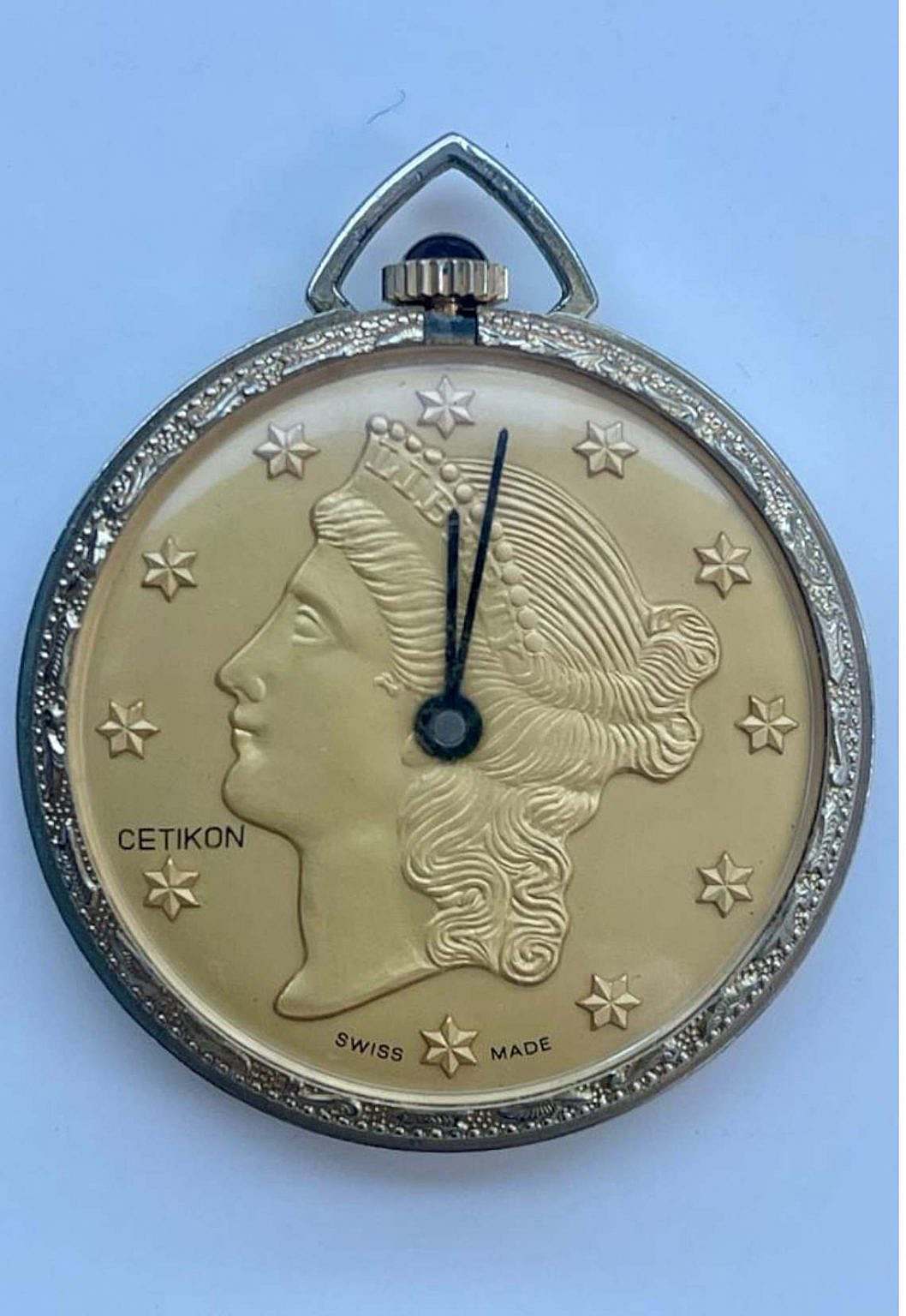 Reloj de bolsillo Cetikon, “Águilas de la libertad”. | Museo ...